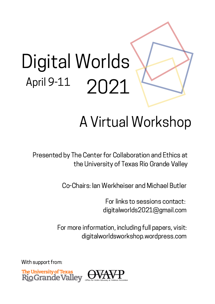 2021 Workshop Program – Digital Worlds Workshop
